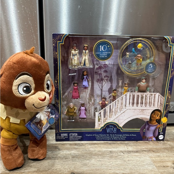 Mattel | Toys | New Disney Wish Bundle Kingdom Of Rosas Character Set ...
